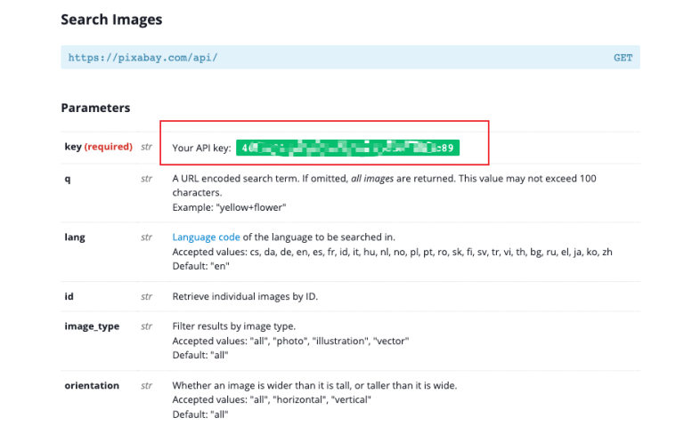 如何获取 Pixabay API Key 密钥（分步指南） - 幂简集成